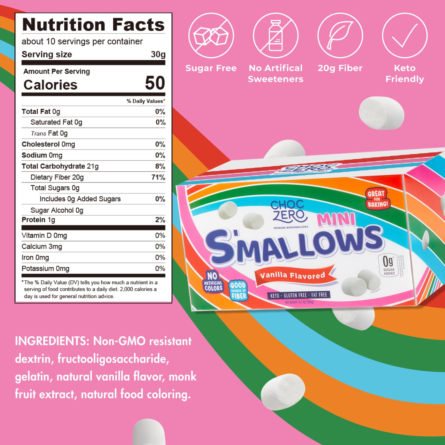 Campfire Marshmallows Nutrition Facts