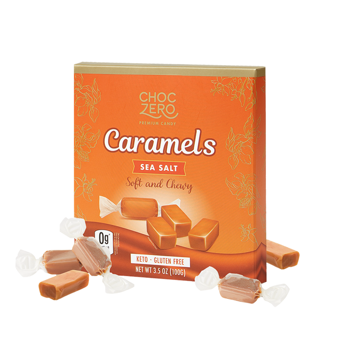 Sugar Free Caramels with Sea Salt - Keto Salted Caramel Candies – ChocZero