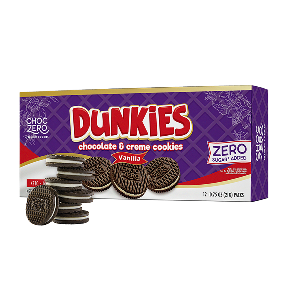 Keto Chocolate Sandwich Cookies & Vanilla Creme - Gluten Free Dunkies ...