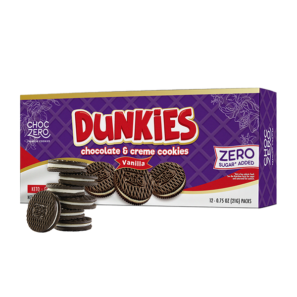 Keto Chocolate Sandwich Cookies & Vanilla Creme - Gluten Free Dunkies ...