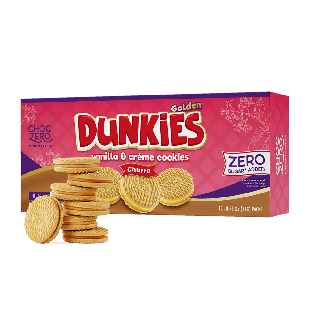 Gluten Free Churro Sandwich Cookies - Vanilla Cinnamon – ChocZero