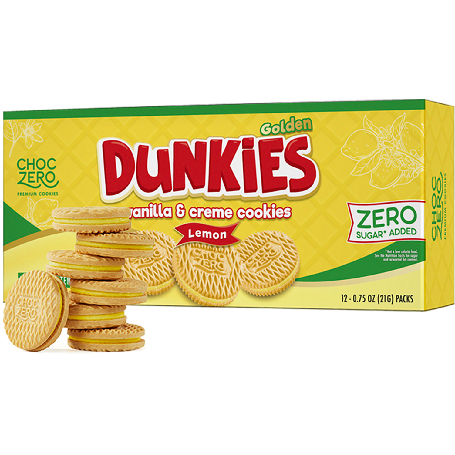 Lemon Golden Sandwich Cookies - Gluten Free Dunkies – ChocZero