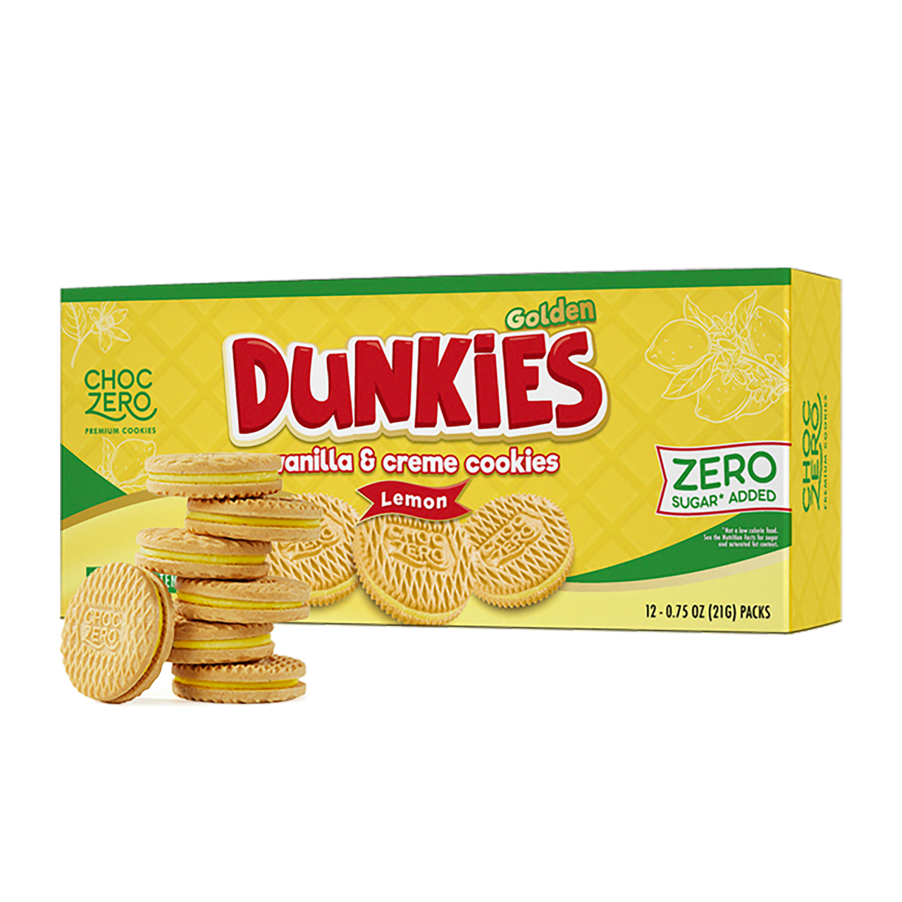 Lemon Golden Sandwich Cookies - Gluten Free Dunkies – ChocZero