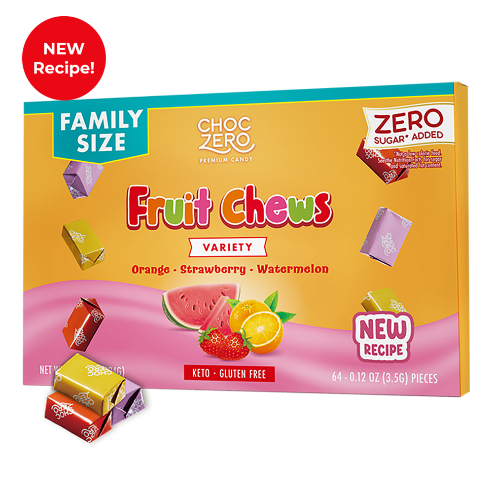 Sugar Free Fruit Chews - Keto Friendly, Gluten Free – ChocZero