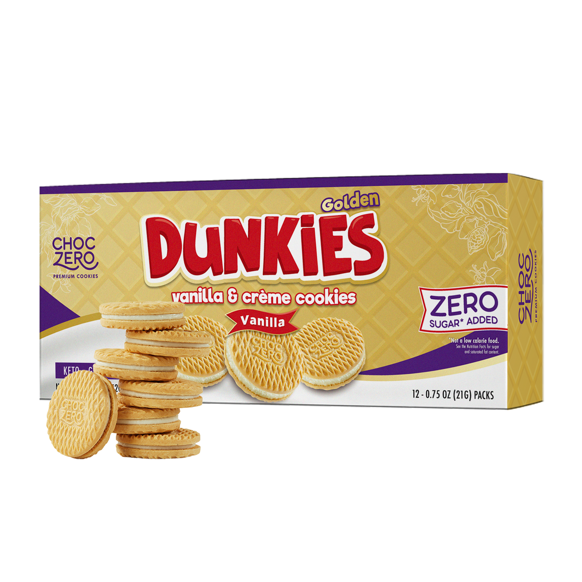 Gluten Free Vanilla Sandwich Cookies - Keto Golden Dunkies – ChocZero