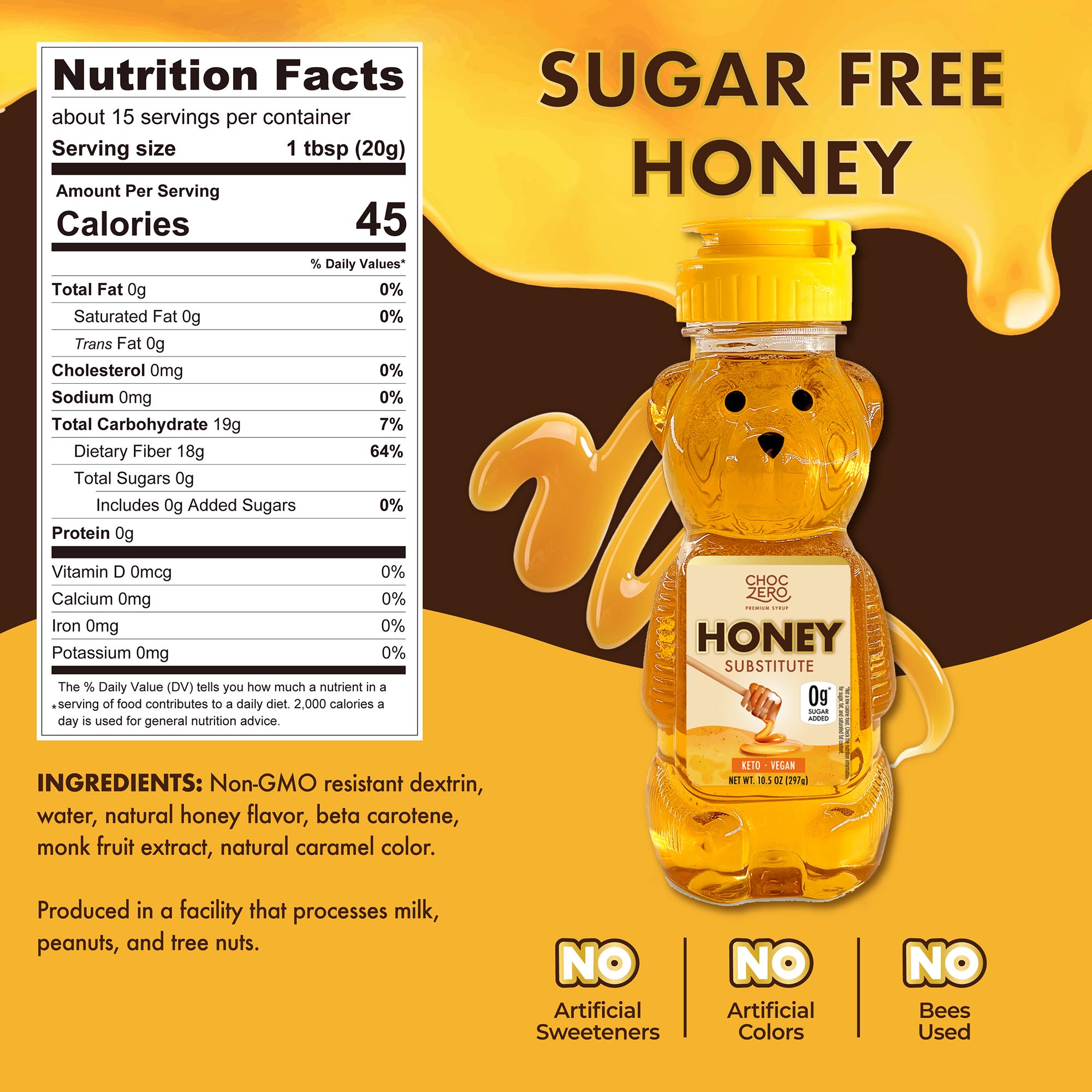 Sugar Free Honey - Keto Honey Substitute, Vegan Friendly – ChocZero