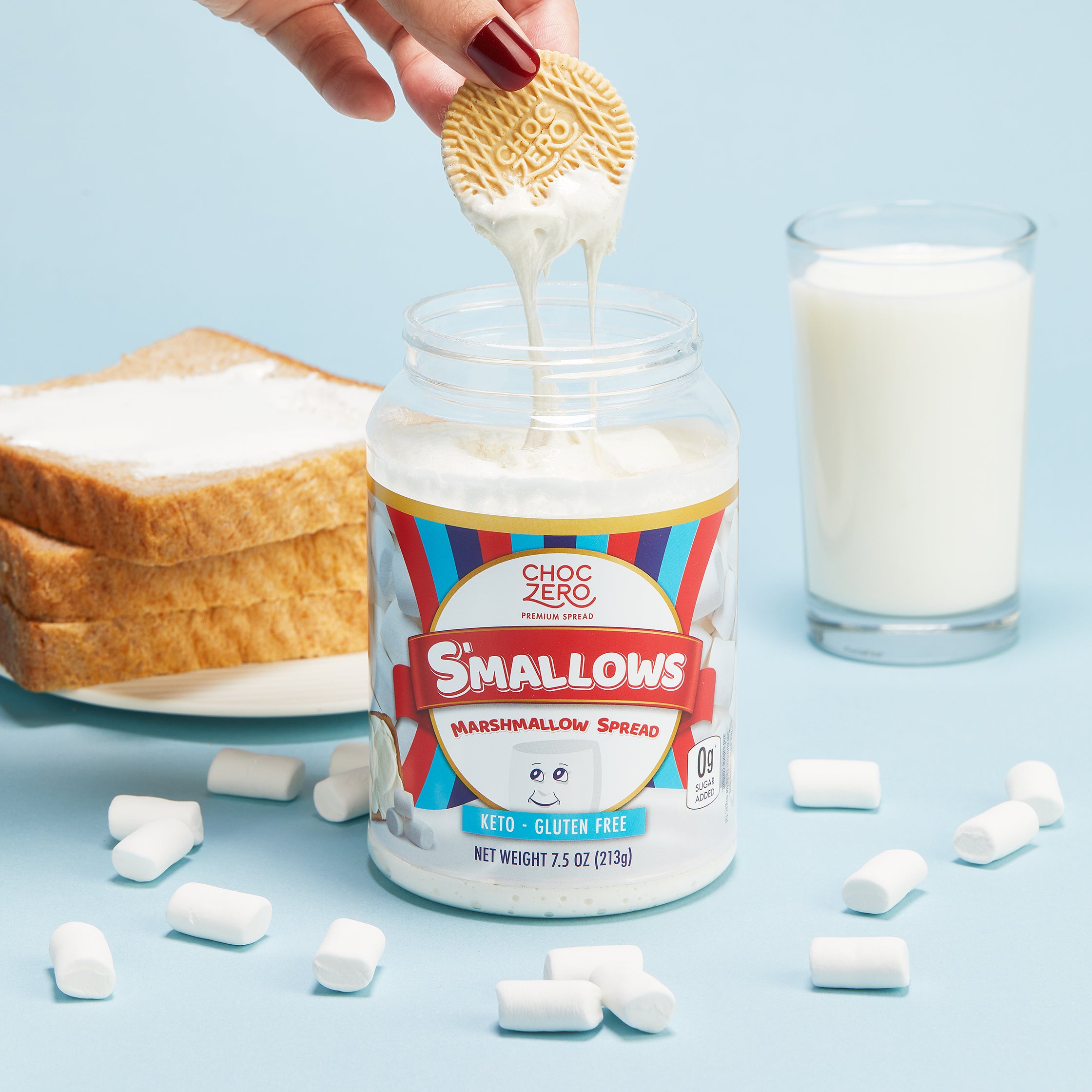 No Sugar Added Marshmallow Fluff - S'Mallow Creme Spread – ChocZero