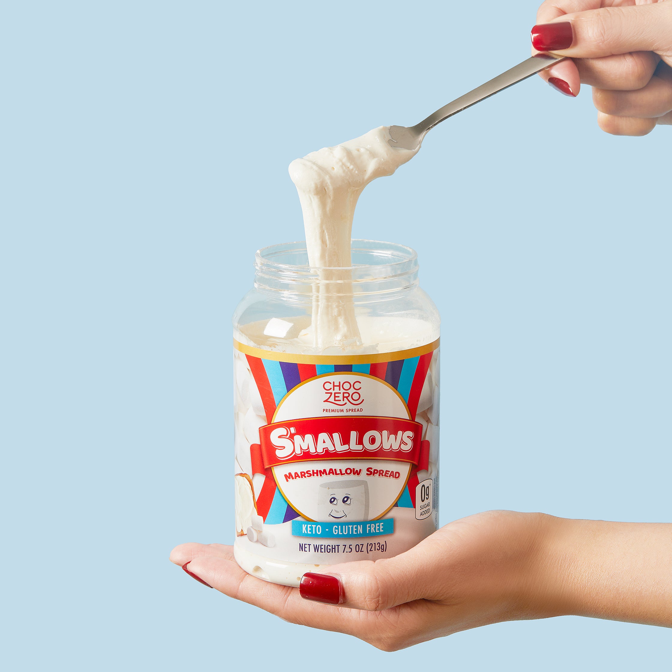 No Sugar Added Marshmallow Fluff - S'Mallow Creme Spread – ChocZero