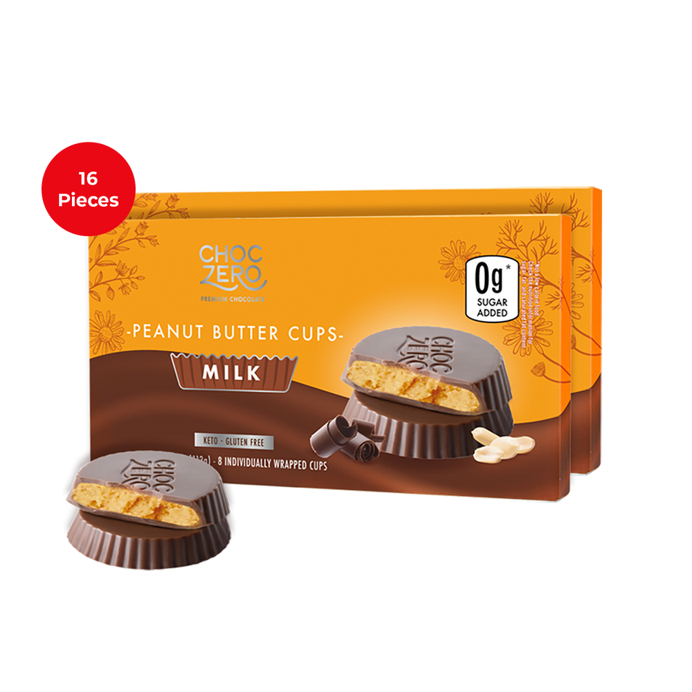 Keto Milk Chocolate Peanut Butter Cups - Sugar Free, Low Carb – ChocZero