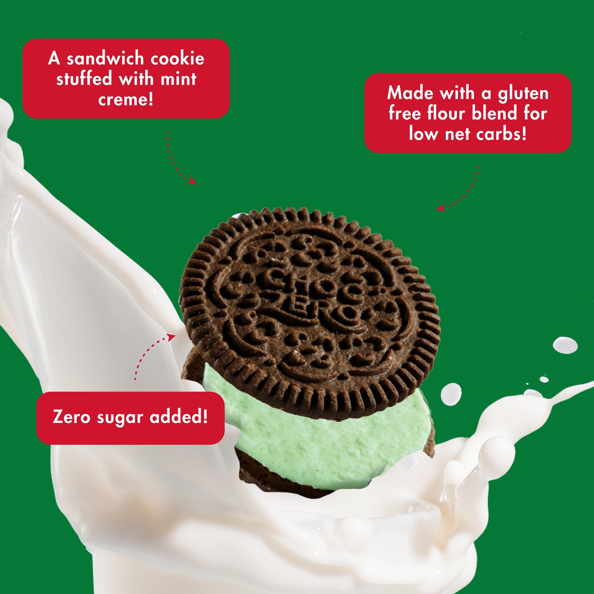 Dunkies Chocolate Mint Sandwich Cookies – ChocZero